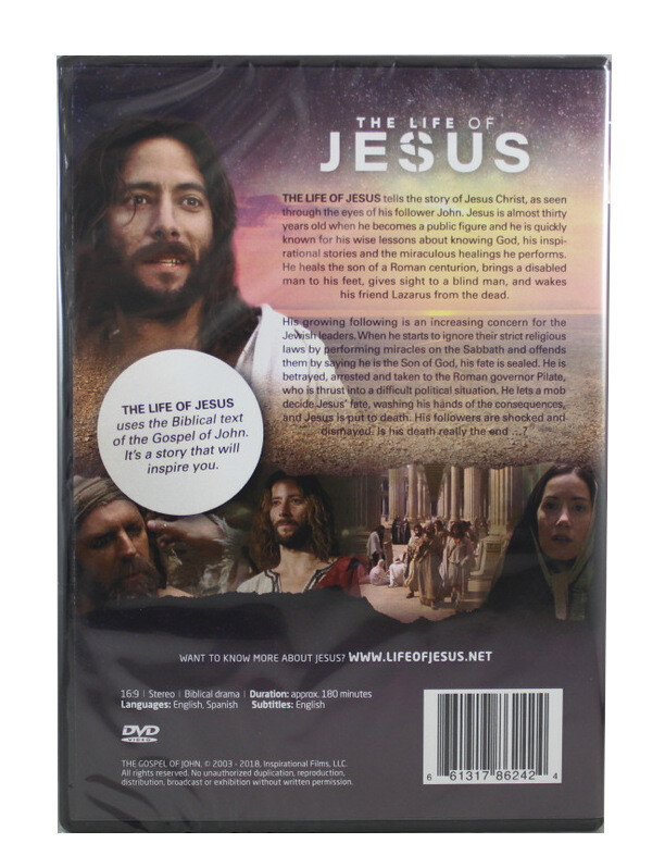The Life Of Jesus NEW DVD Dramatic Inspiring Biblical Henry Ian Cusick ...