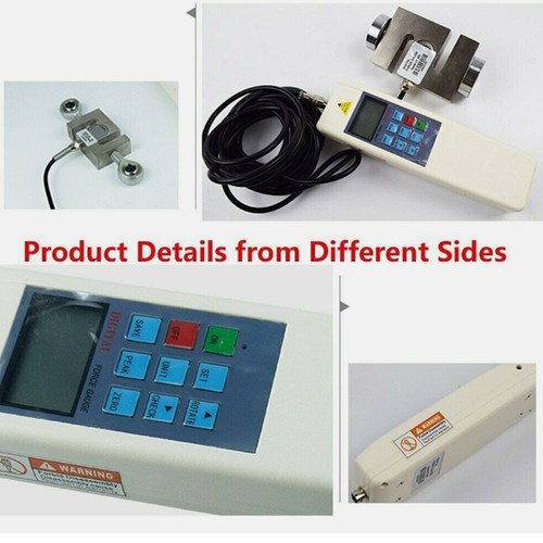 Force Gauge Digital Push Pull Tester Meter Dynamometer 5KN / 500Kg ...