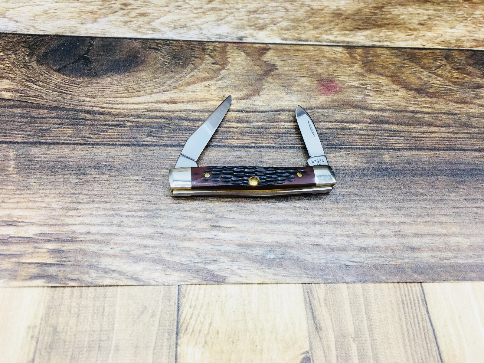 Case 1986 (4 Dots) 62033 Pen Knife With Jigged Delrin Handles-Mint ...