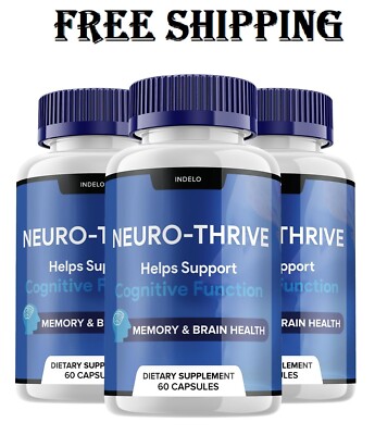 (3 Pack) Neuro Thrive Brain Supplement, Neuro Thrive for Memory Formula ...