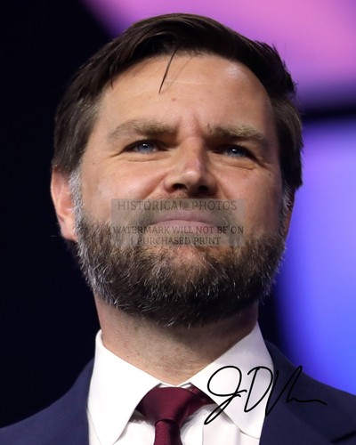 J.D. VANCE OHIO SENATOR TRUMPS RUNNING MATE PEOPLES CONVENTION SIGNED ...