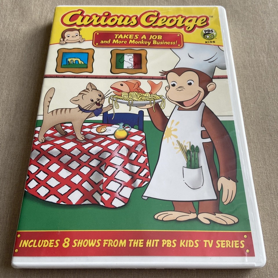 Curious George TV Series (DVD 5-Disc Set) PBS Kids 40 Eps Educational ...