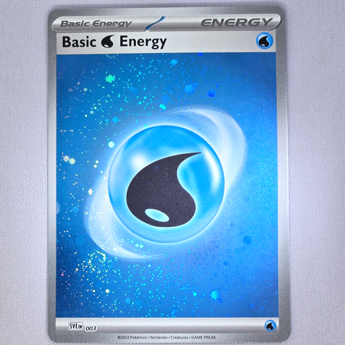 Basic Water Energy 003 Scarlet & Violet Base Set Cosmos Holo Swirl ...