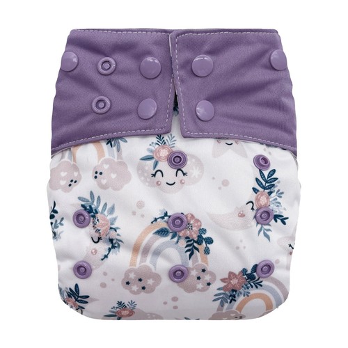 ECOABLE Baby Heavy Duty Waterproof Cloth Diaper Cover with Leg Gussets ...