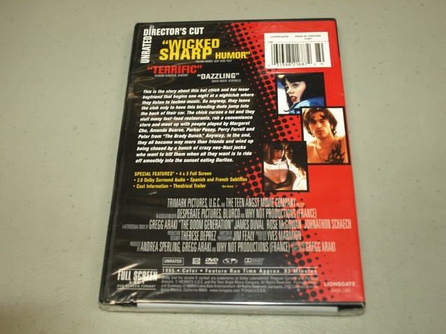 The Doom Generation (DVD, 2007, Unrated) for sale online | eBay