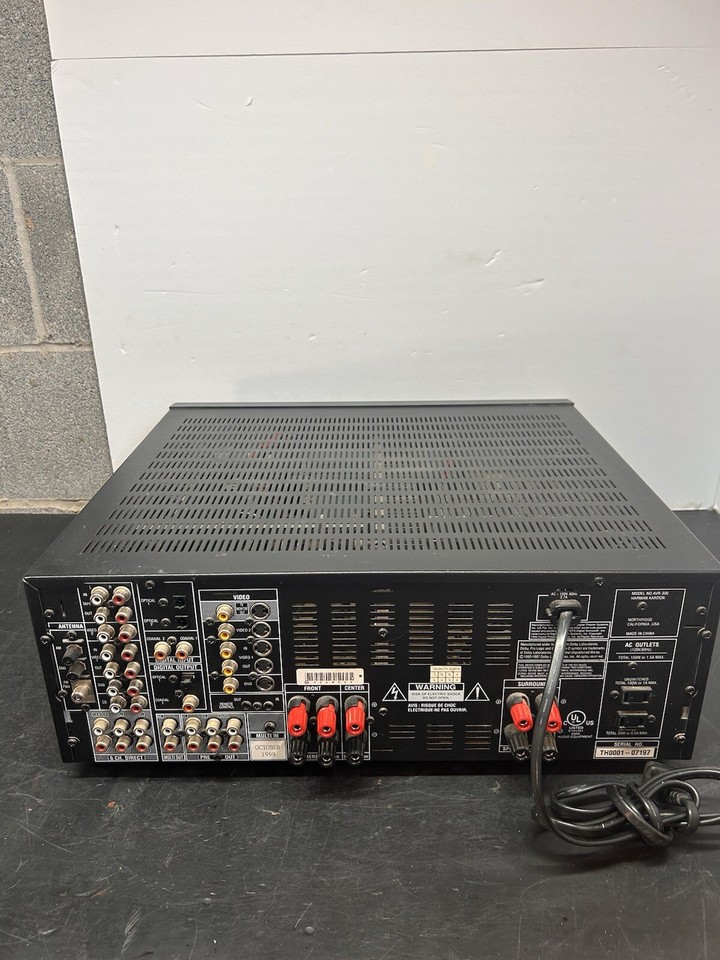 Clean! Harman Kardon AVR 300 6.1 Channel 300 Watt Home Theater Receiver ...
