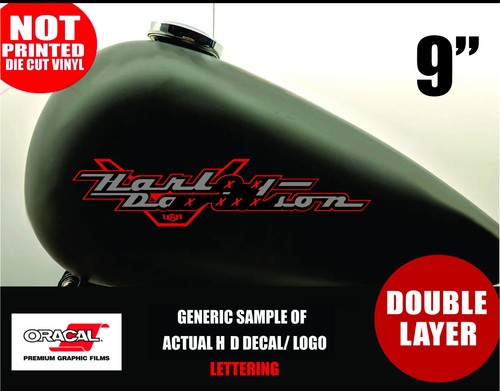 Harley FLHR Road King style Set Vinyl Stickers fits suitable gas tank ...