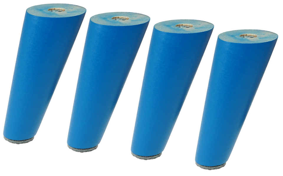 4x New Wooden Furniture Tapered Angled Legs Colour For Sofa Chair Stool ...