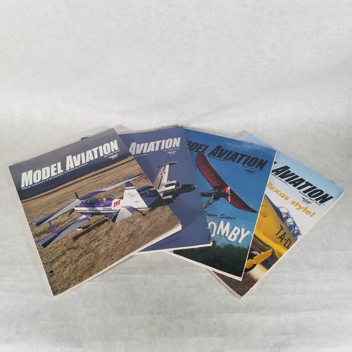 Lot of 4 - Model Aviation Magazines - 2005 May, June, August, December ...