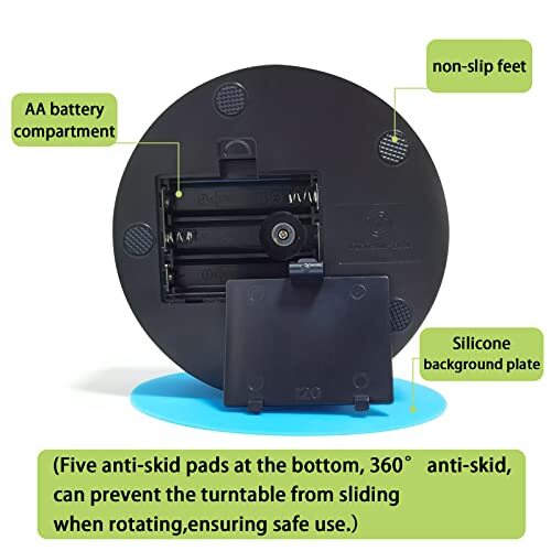 Motorized Rotating Display Stand Turner for Tumblers Photography Arts ...