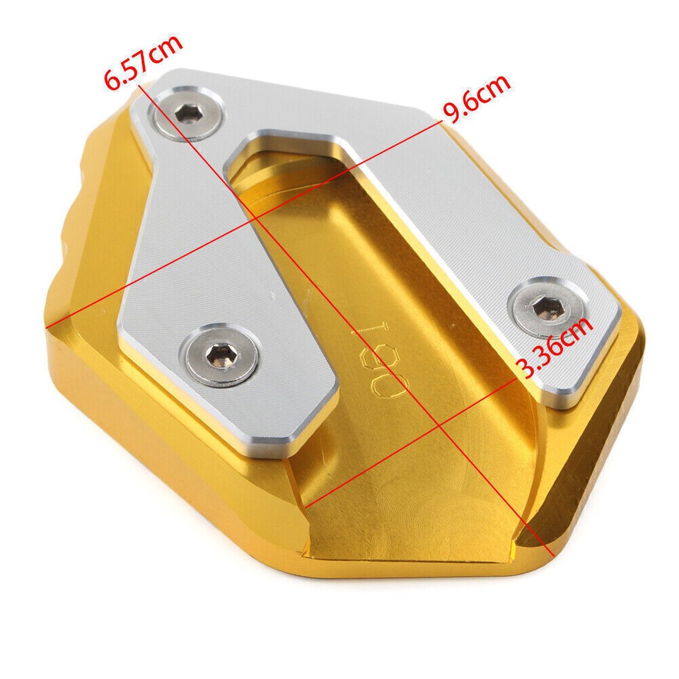 Kickstand Side Stand Plate Extension Pad For YAMAHA MT07 14-18 XSR700 ...