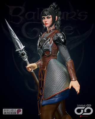 Shadowheart 3d Printed Model | Unassembled | Unpainted | 1/12-1/3 | eBay