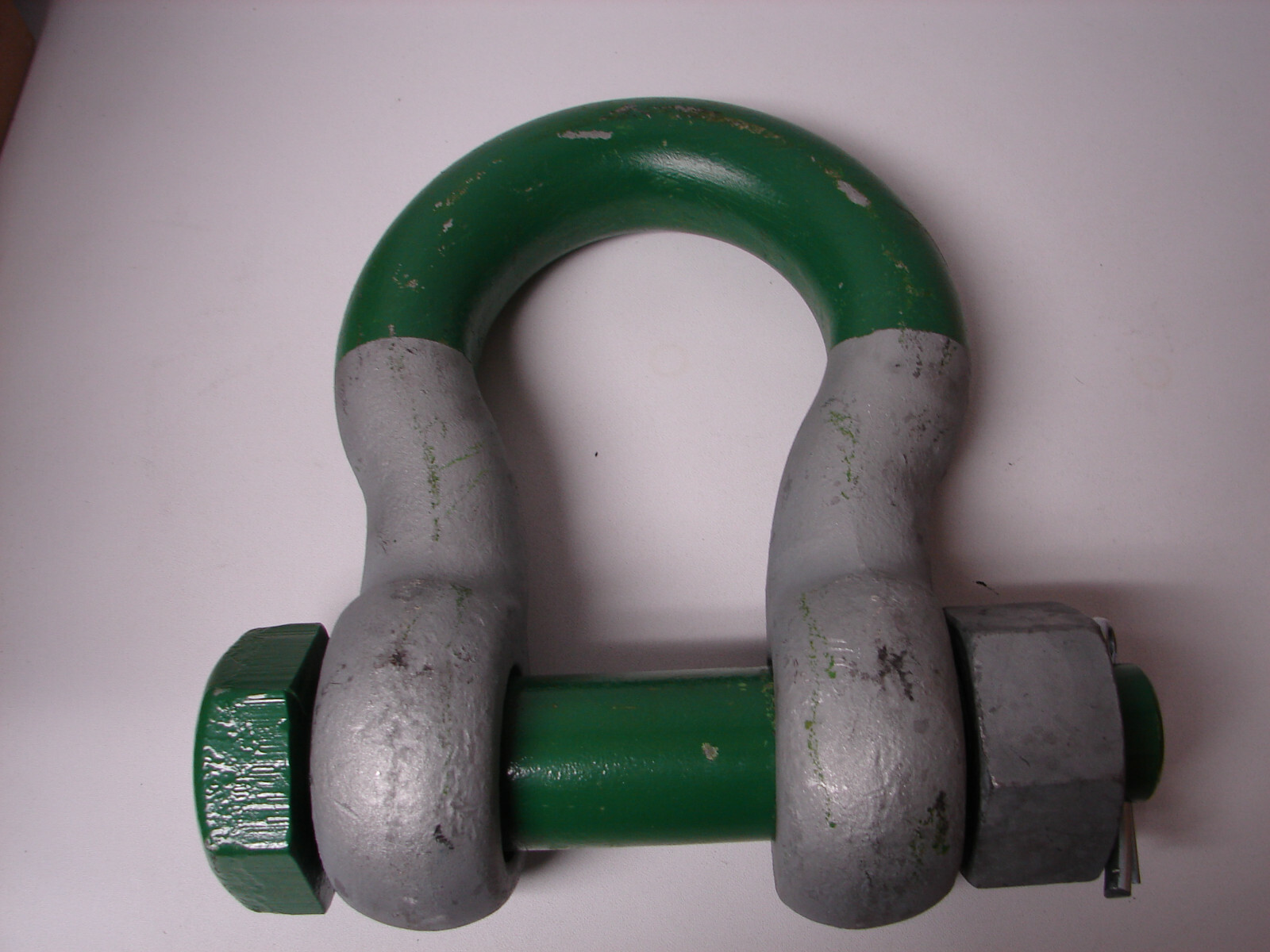 Green Pin Super Bow Shackle with Safety Bolt G-5263-55T WLL 55 Ton 2-1/ ...