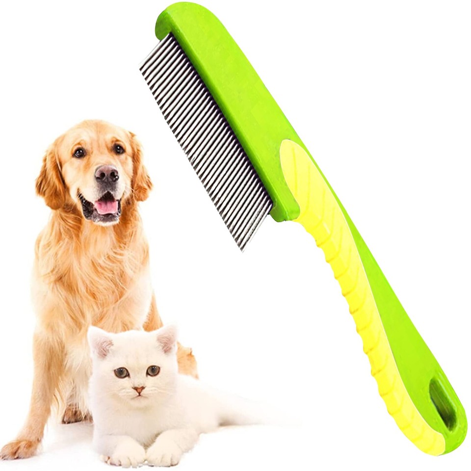 EXTRA FINE NIT HAIR Comb LARGE HANDLE Head Lice Egg Larva Remover Comb ...