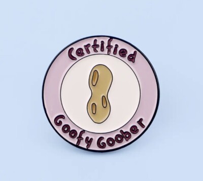 Goofy Goober SpongeBob SquarePants Metal Enamel Pin Badge | eBay UK