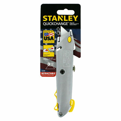 Stanley 10-499 2x 6" Quick Change Retractable Utility Knife New PACK OF ...