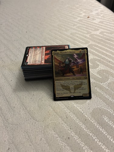 MTG EDH Bracket 3 Zurgo, Thunder's Decree Mandi Mobilize Deck With Box ...