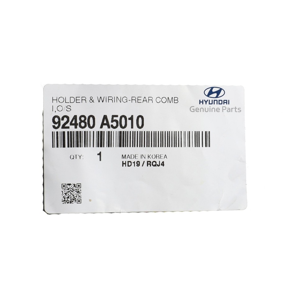 OEM NEW HYUNDAI 2013-17 Elantra GT Outside Tail Lamp Socket And Wire ...