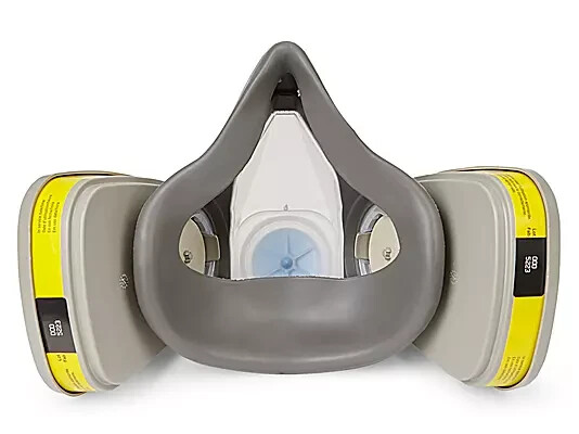 3M 5303 Disposable Half Face Respirator Facepiece Mask Organic Vapor ...