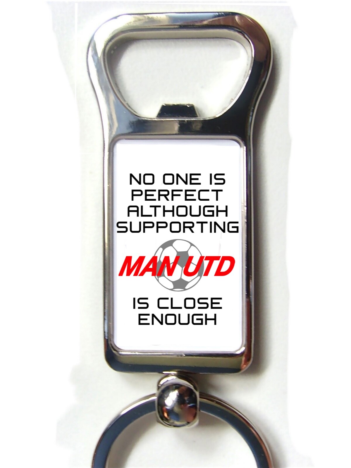 PERFECT SUPPORTING MAN UTD MANCHESTER UNITED KEY FOB BOTTLE OPENER ...
