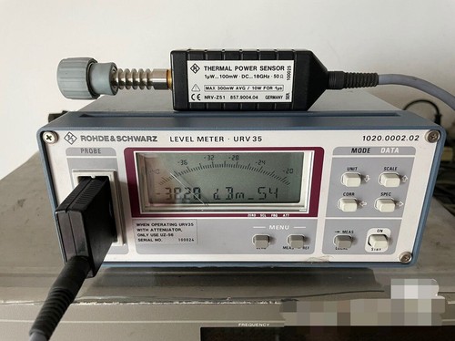 R&S Rohde & Schwarz URV35 Power Level Meter with NRV-Z51 DC-18GHz ...