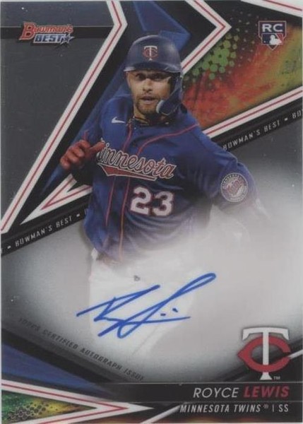 2022 Bowman's Best - Best of 2022 Autographs #B22-RL Royce Lewis, Royce ...