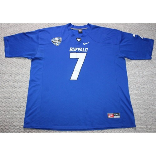 Mac Buffalo Bulls Football Kyle Vantrease #7 Sewn Jersey Nike 3XL Blue ...