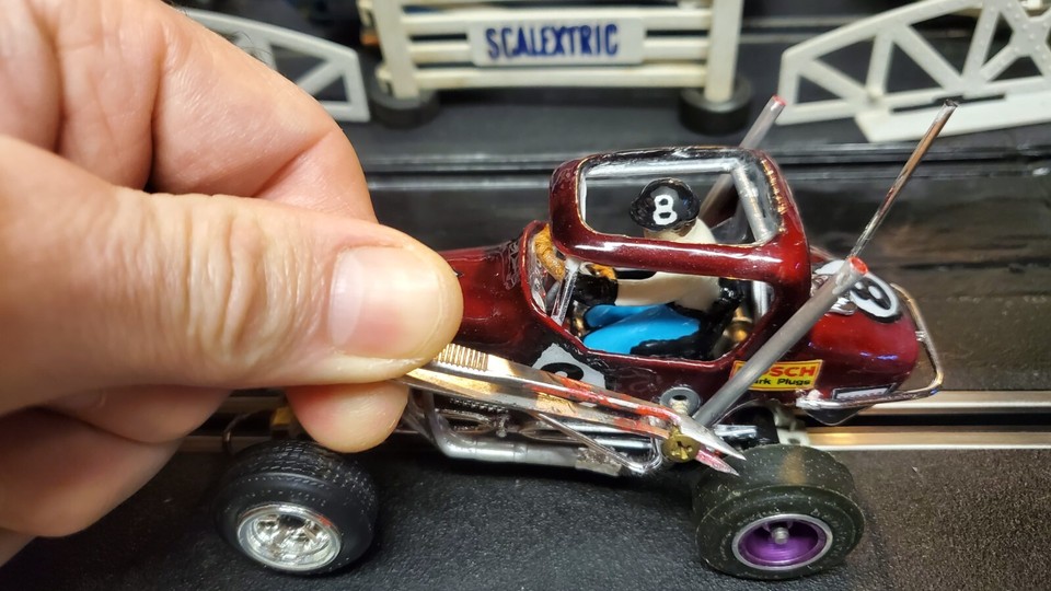 Monogram Dirt Track Midget Racer Slot Car 1/24 Scale Crazy 8 Sprint Cup ...