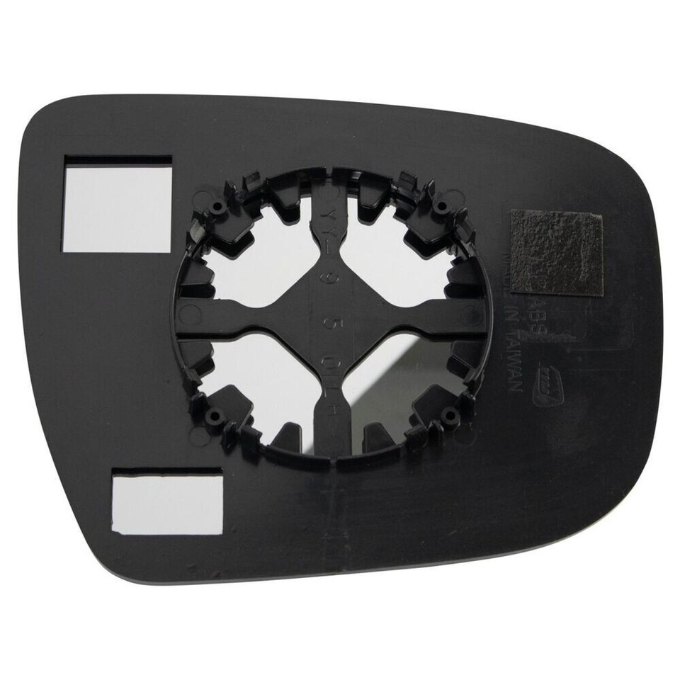 TRQ Exterior Non-Heated Mirror Glass w/ Backing Plate Left Side For 14 ...