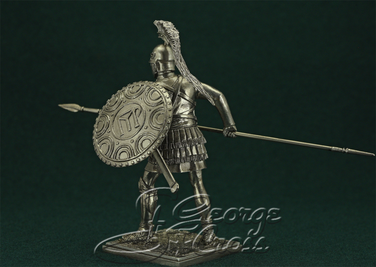 Zinnfigur Bausatz Makedonischer Hoplit, macedonian hoplite KIT, 54mm ...