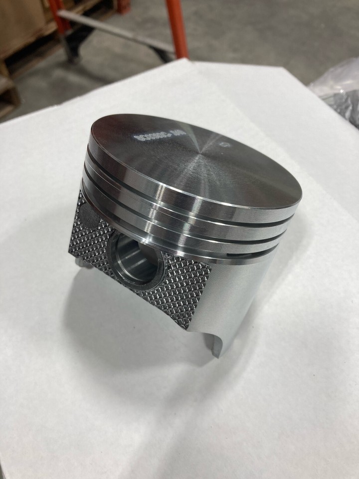 chevy 250 pistons Hypereutectic 250 straight 6 Inline w rings flat top ...