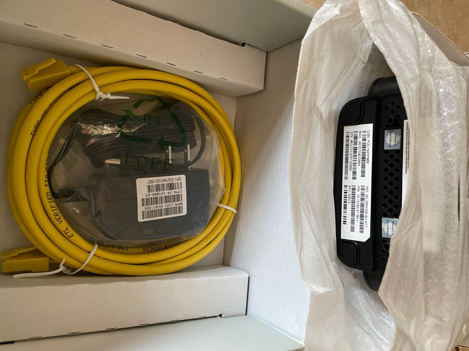 AT&T CISCO MicroCell 4G/LTE Wireless Cell Signal Booster Antenna DPH ...