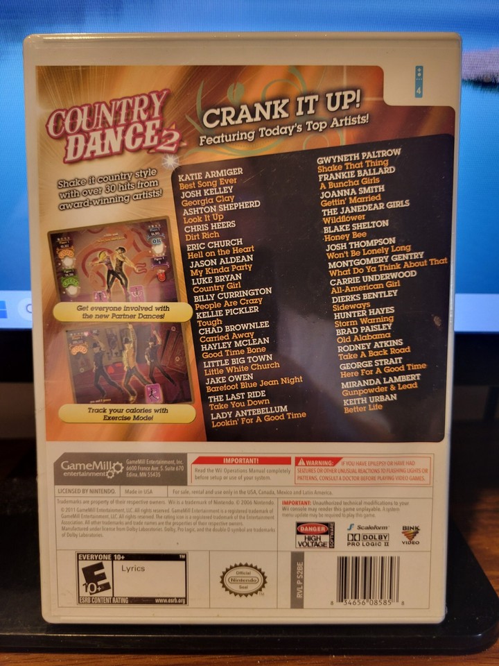 Country Dance 2 (Nintendo Wii, 2011) Best Buy Exclusive NEW, Sealed ...