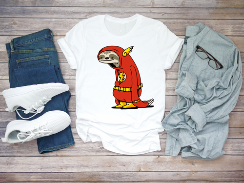 Flash the sloth FUNNY Men's Top Quality t shirt A133 | eBay