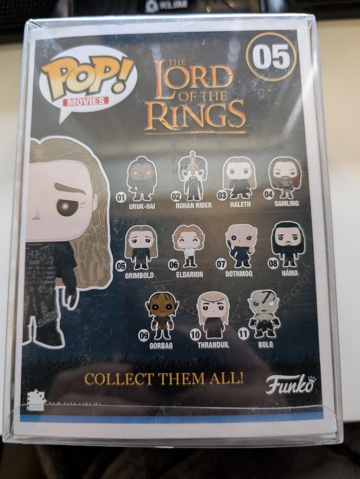 Funko Pop Vinyl - Grimbold - The Lord Of The Rings - Custom & Signed ...