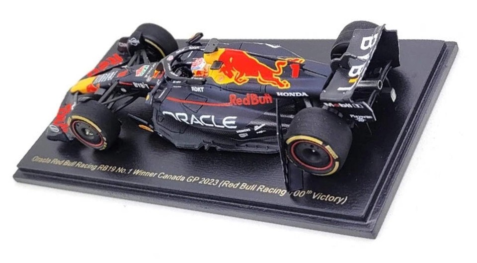 1:43rd Red Bull Racing Max Verstappen Canada GP Win 100th Victory | eBay