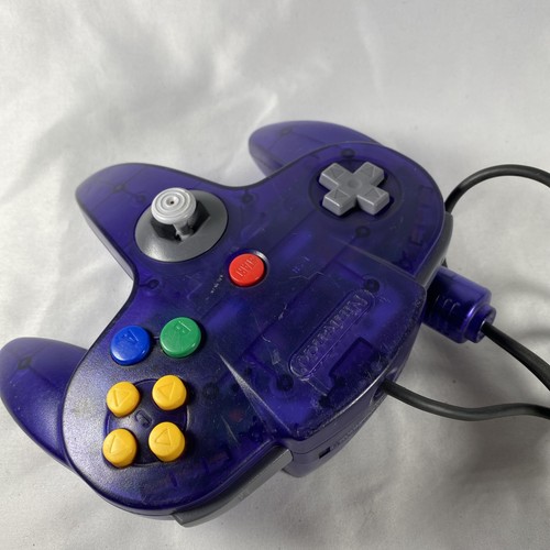Nintendo 64 Funtastic Grape Purple Controller Authentic Tight Joystick ...