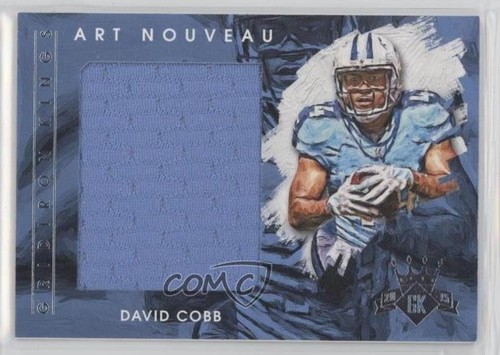 2015 Panini Gridiron Kings Art Nouveau /249 David Cobb #AN-DC Rookie RC ...