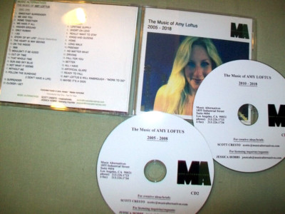 Amy Loftus PROMO DOUBLE CD The Music of Amy loftus | eBay