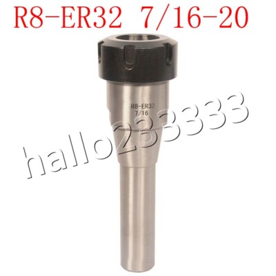 R8-ER32 7/16-20 arbor for ER32 clamping collet Adapter Arbour for Drill ...