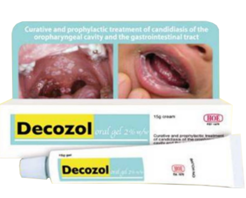 Decozol miconazole 2% oral thrush treatment 15g x 3 tubes | eBay