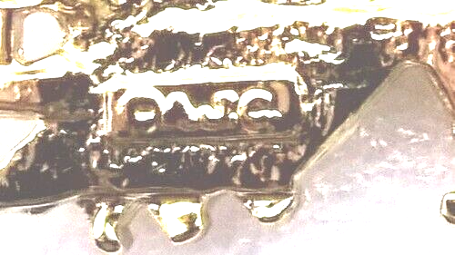 Vintage AJC Gold Tone Rhinestone Articulated Circus Carnival Brooch Pin ...