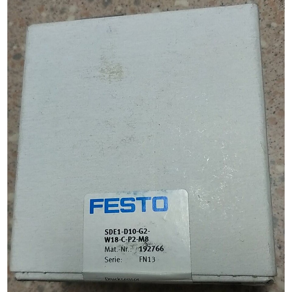 one new festo SDE1-D10-G2-W18-C-P2-M8 192766 Pressure Switch Fast ...