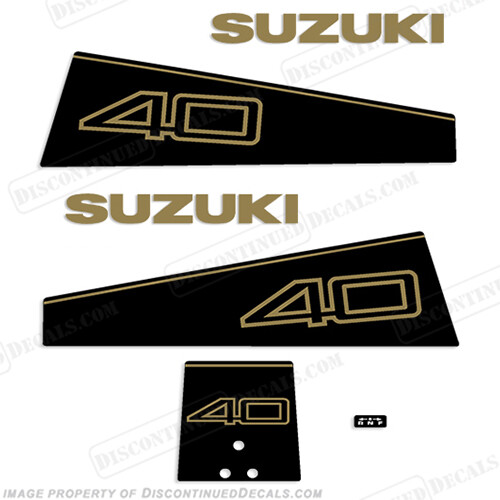 Fits Suzuki 40hp (DT40) Decal Kit - 1989-1990 Non-Oil Injected | eBay
