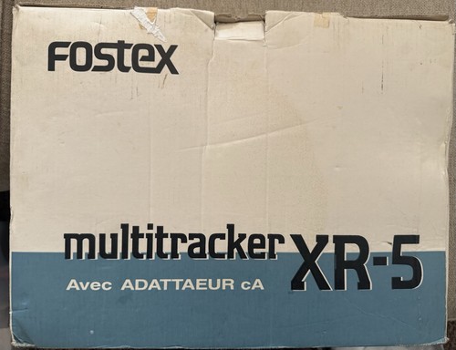 Fostex XR-5 Multitracker Analog Cassette Recorder with original box and ...