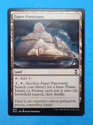 1x Esper Panorama New Capenna Commander Mtg Magic Gathering Card Land ...