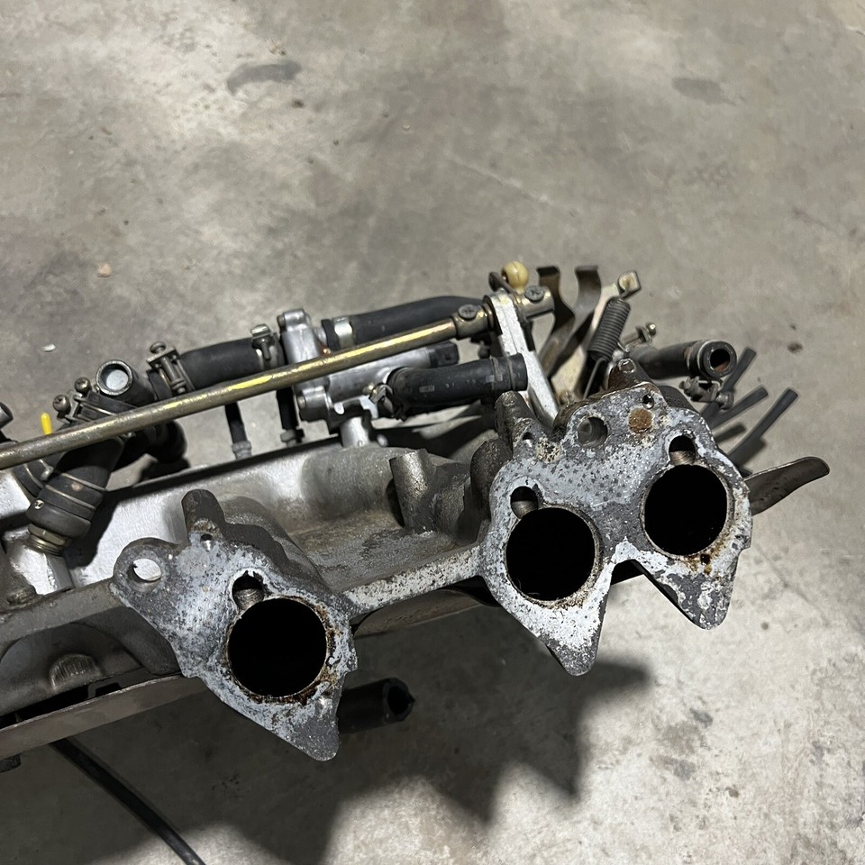 81-83 Nissan 280zx Turbo Complete Engine Intake Manifold w/ Throttle ...