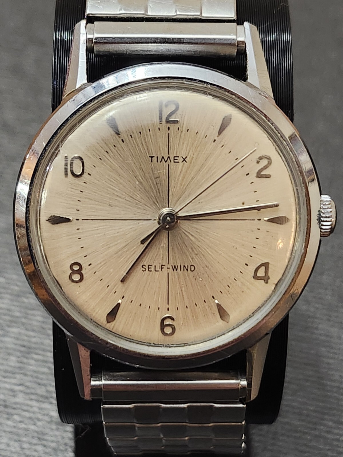 Vintage 1962 Timex Viscount Watch Men's Automatic Sel… - Gem