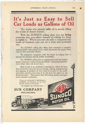 1920 Sun Oil Co. SUNOCO Ad: Promotional for New Sun Oil Dealers | eBay
