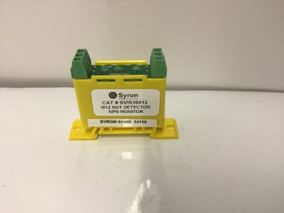 Syron M12 Nut Detector NPN Monitor, SMR36012 NEW Ref368 | eBay UK